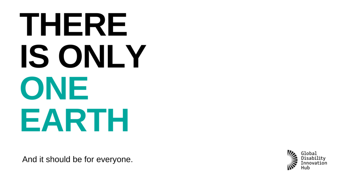 GDI Hub at COP26 - Global Disability Innovation Hub